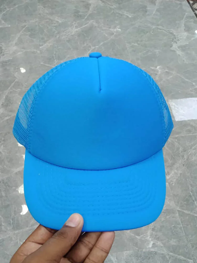 Polyester Foam Aqua Blue Cap - Orient Uniforms
