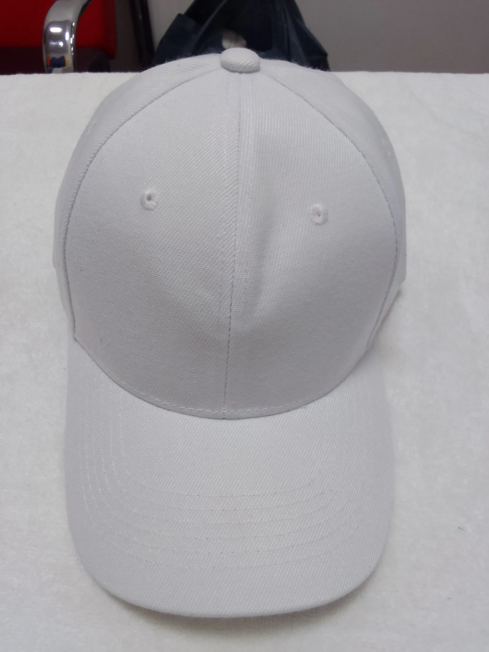 White Color Acrylic Cap - Orient Uniforms